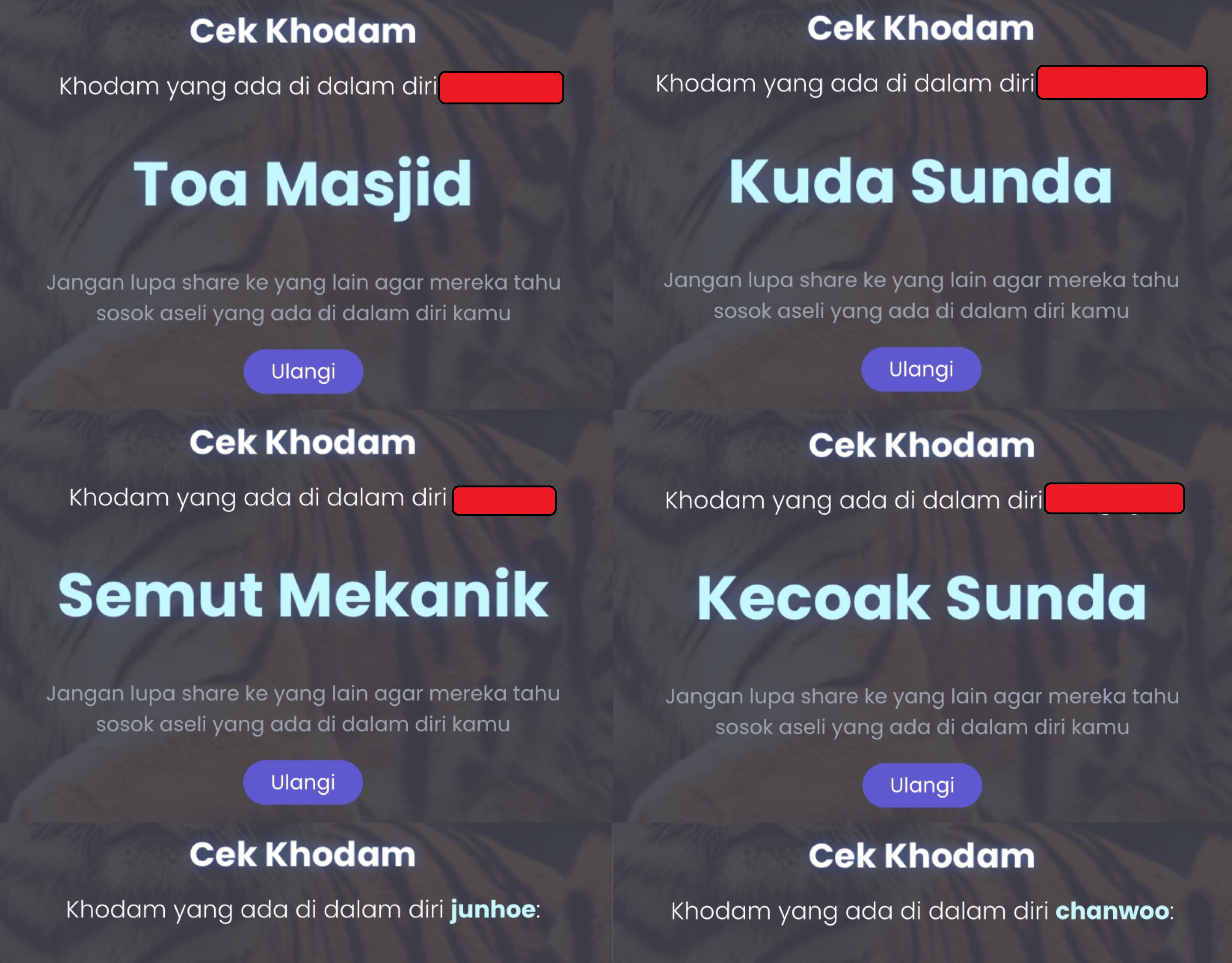 Viral di Medsos Game Cek Khodam, Begini Cara Mainnya